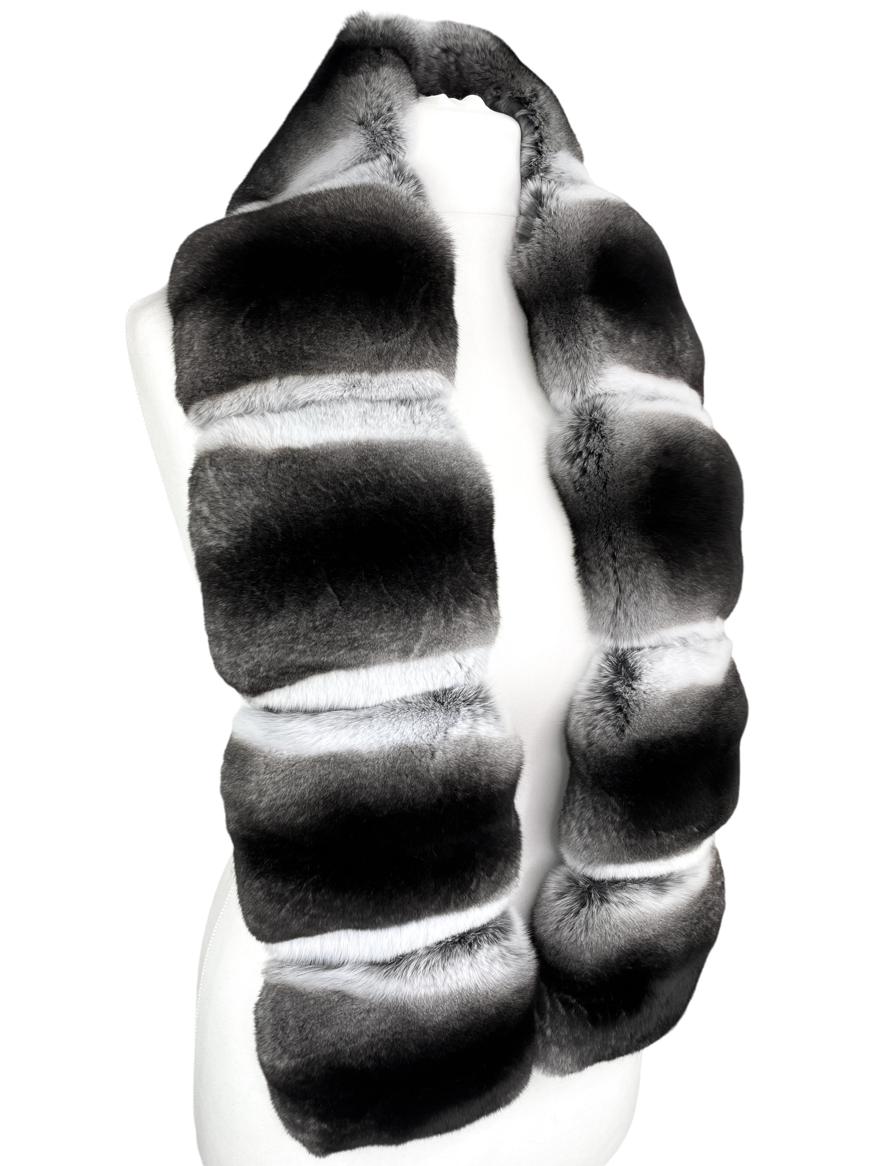 Genuine Chinchilla Fur Scarf made by FurbySD